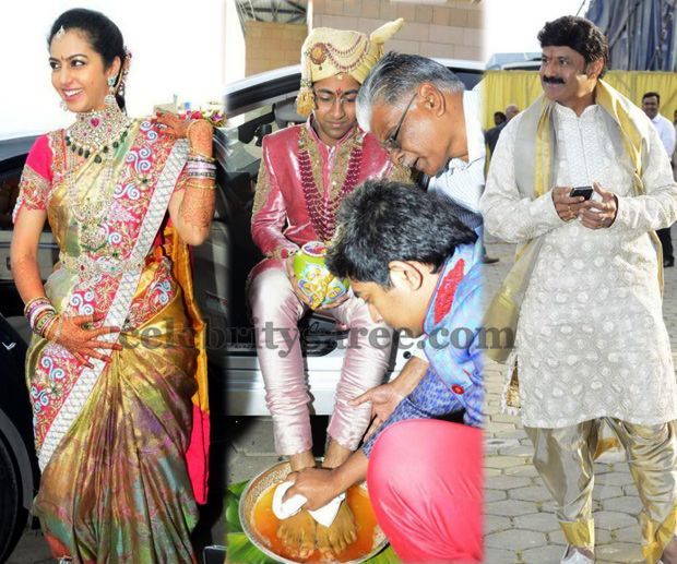 Balakrishna Daughter Tejaswini Wedding - Saree Blouse Patterns