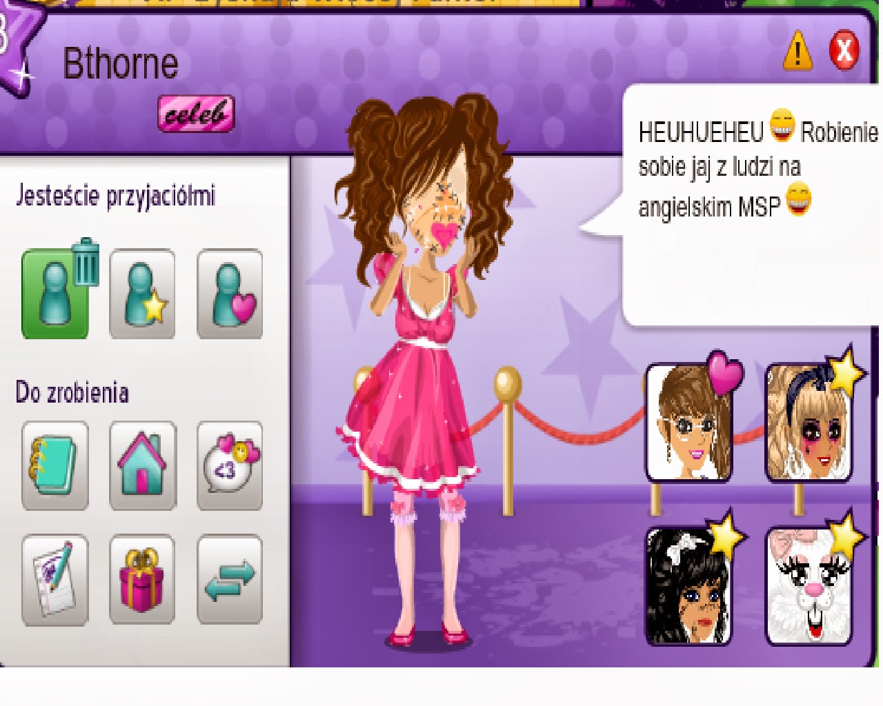 Różowe MovieStarPlanet: The Dolly