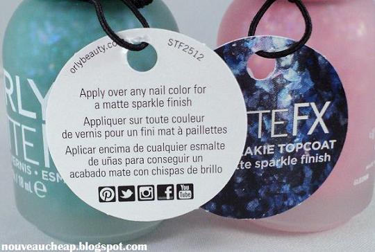 Review: NEW Orly Matte FX Matte Flakie Top Coats | Nouveau Cheap