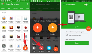 How To Send Files Wirelessly Between Phone And PC Using Xender - High ...