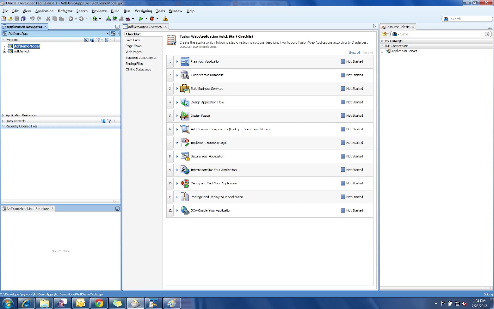 Oracle Adf Step By Step Guide Oracle Adf Tutorial Getting Started With Adf Web Application