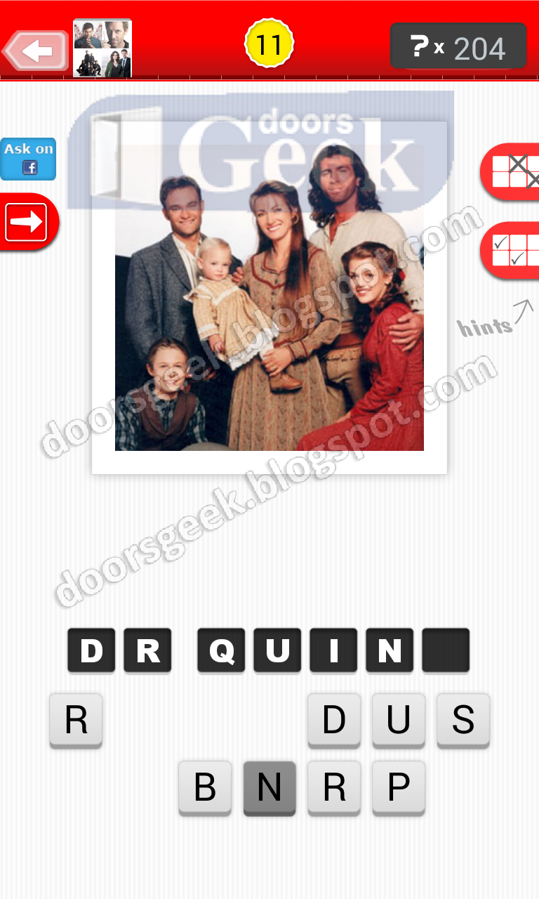 Guess the TV Show - Level 29-11 Answer ~ Doors Geek