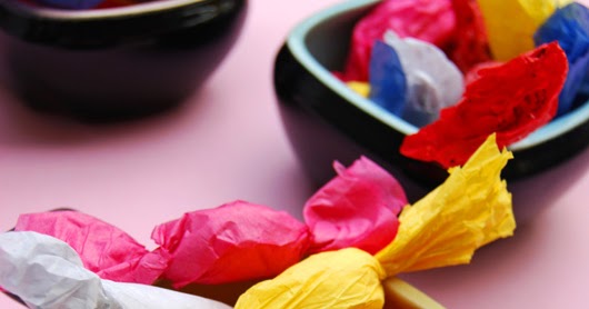 At home with Ali: Tissue paper lollies