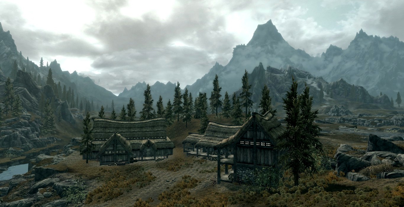 Wolfgar's Elder Scrolls Blog: Skyrim - Hunters Guild MOD - The Buildings
