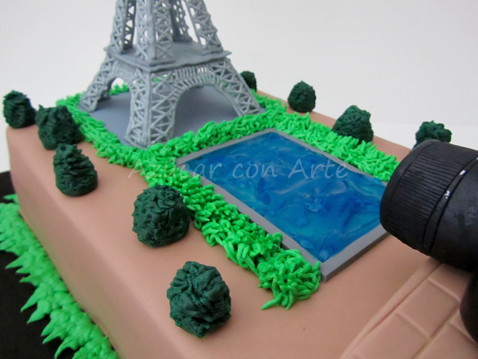 Azúcar con Arte: TARTA TORRE EIFFEL