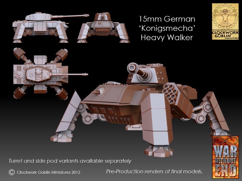 Wargame News and Terrain: Clockwork Goblin: Preview of tanks and Soviet ...