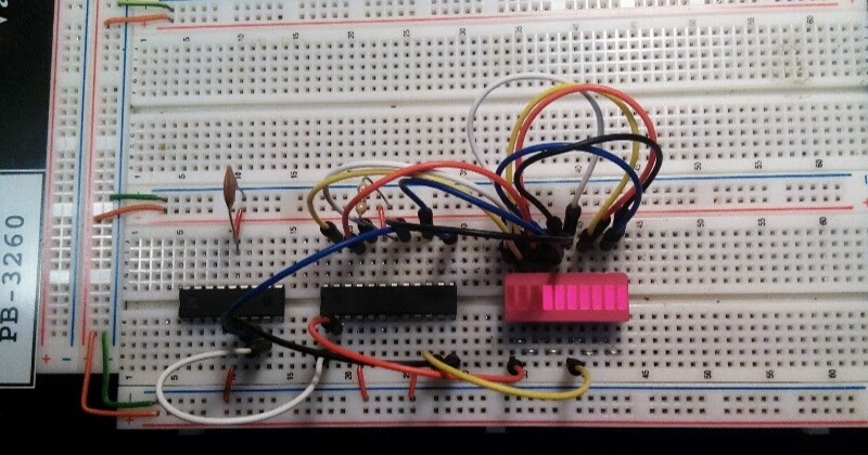 PIC Projects in Pascal: LED Bar Graph -- with the MAX7219