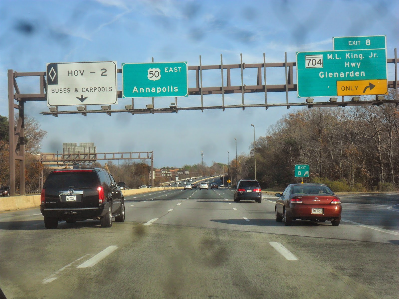 Luke's Signs: Route 50 & Route 301 - Maryland