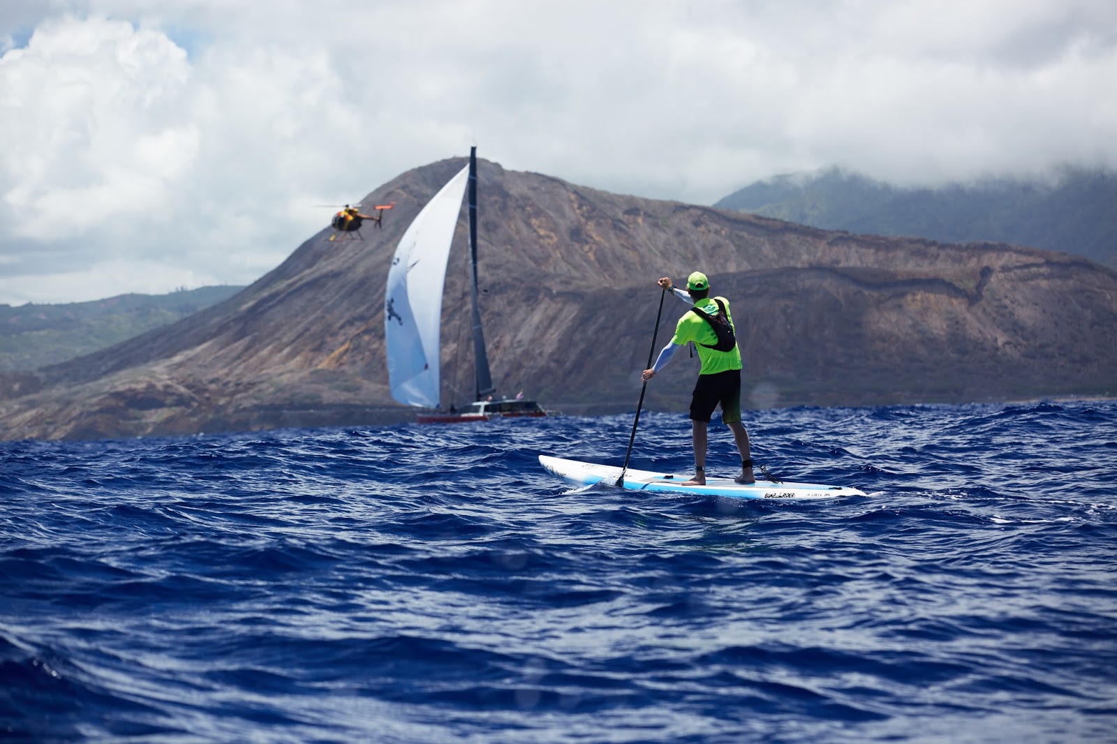 Zen Waterman: Molokai Race training video with team mate Greg Pavao
