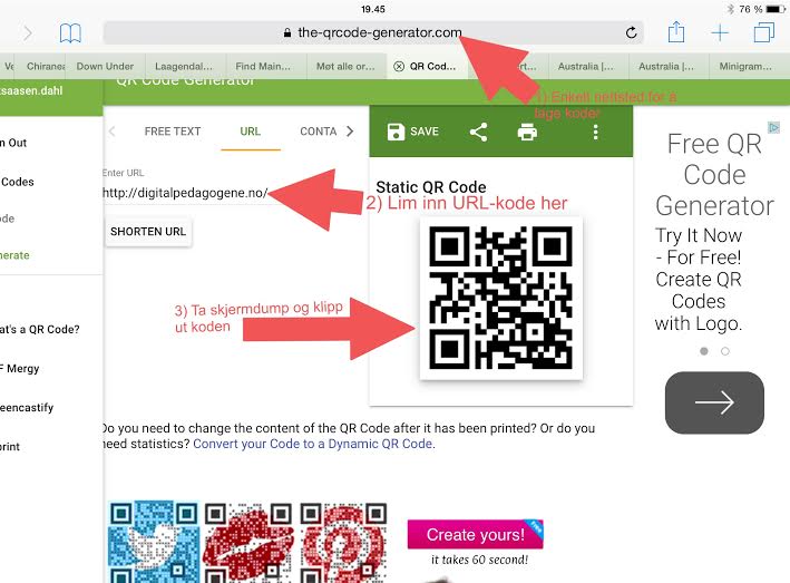 Ole om skole: Variasjon i undervisningen med QR-koder!