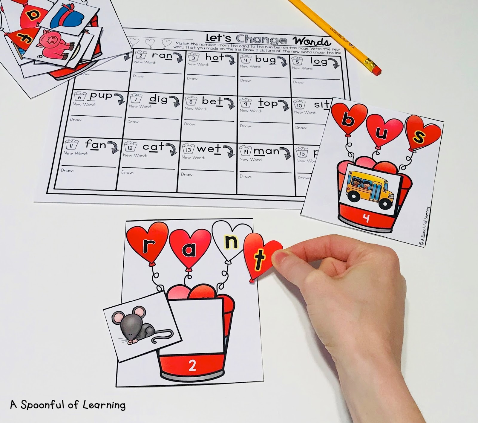 February Centers - First Grade - A Spoonful of Learning