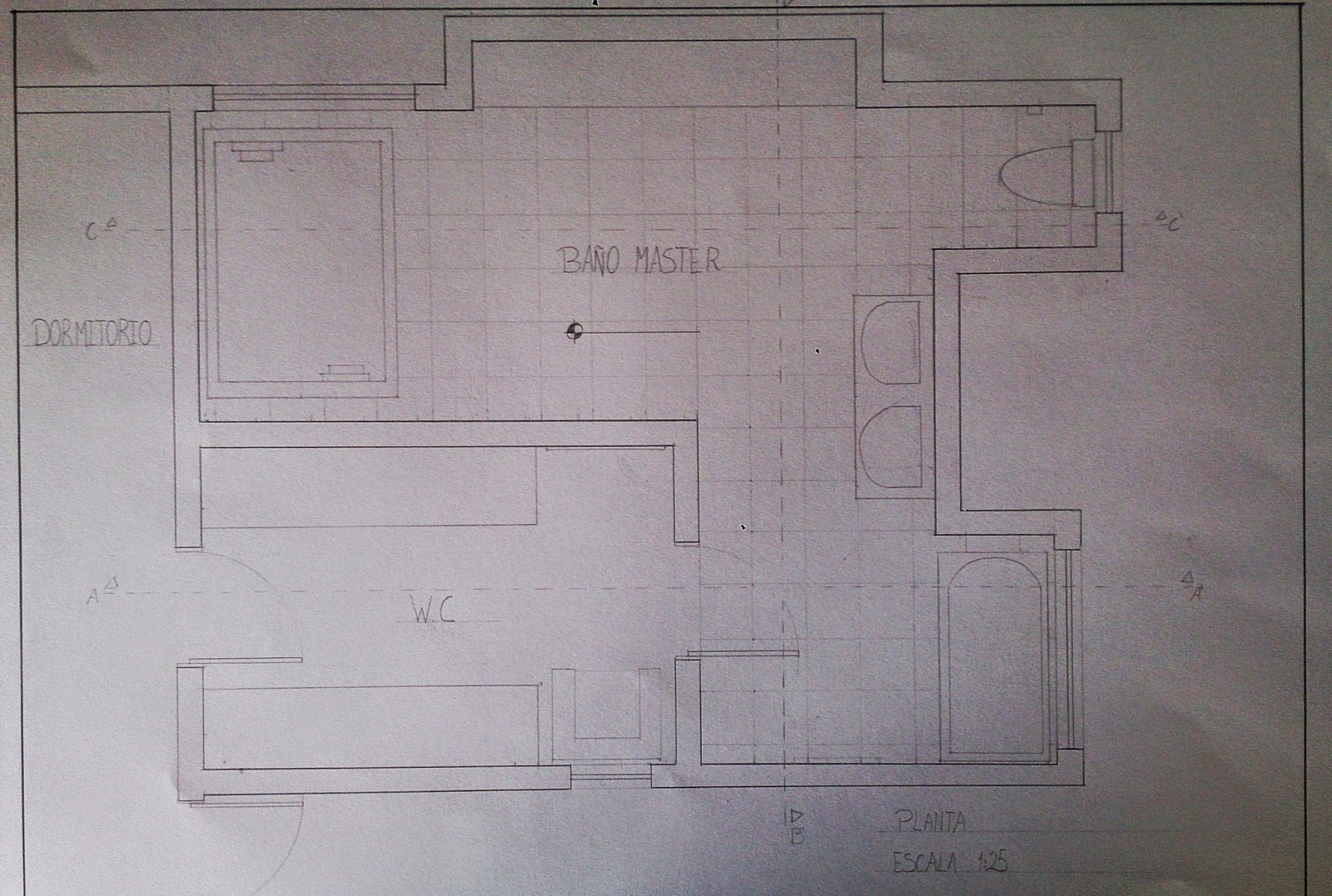 Diseño Arquitectónico II UISEK: Diseño Walking Closet y Baño