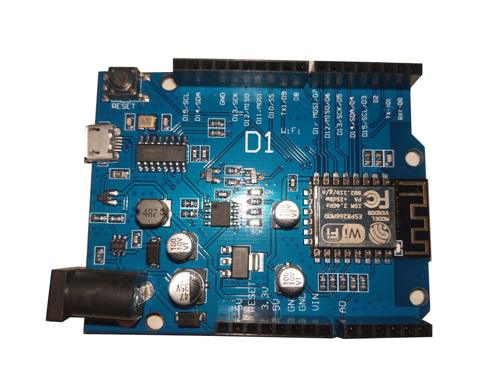 Arduino 記事本 附件2 : Arduino IDE 增加開發板:WeMos D1