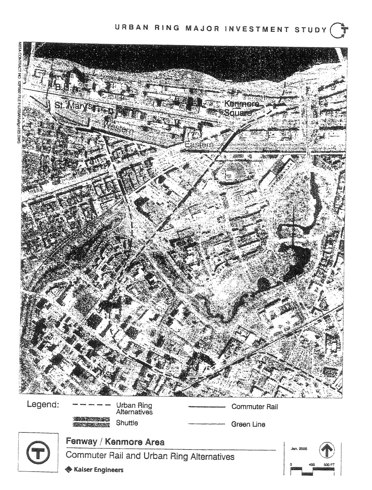 Charles River White Geese Blog: Urban Ring Rail Maps, two options ...