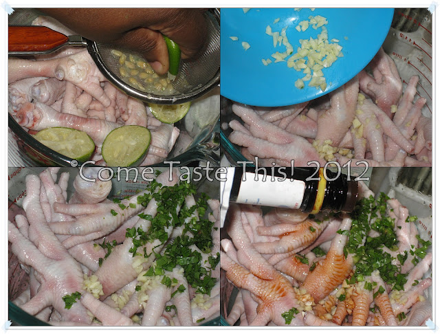 Come Taste This!: Strutters! (A Chicken Foot Souse)
