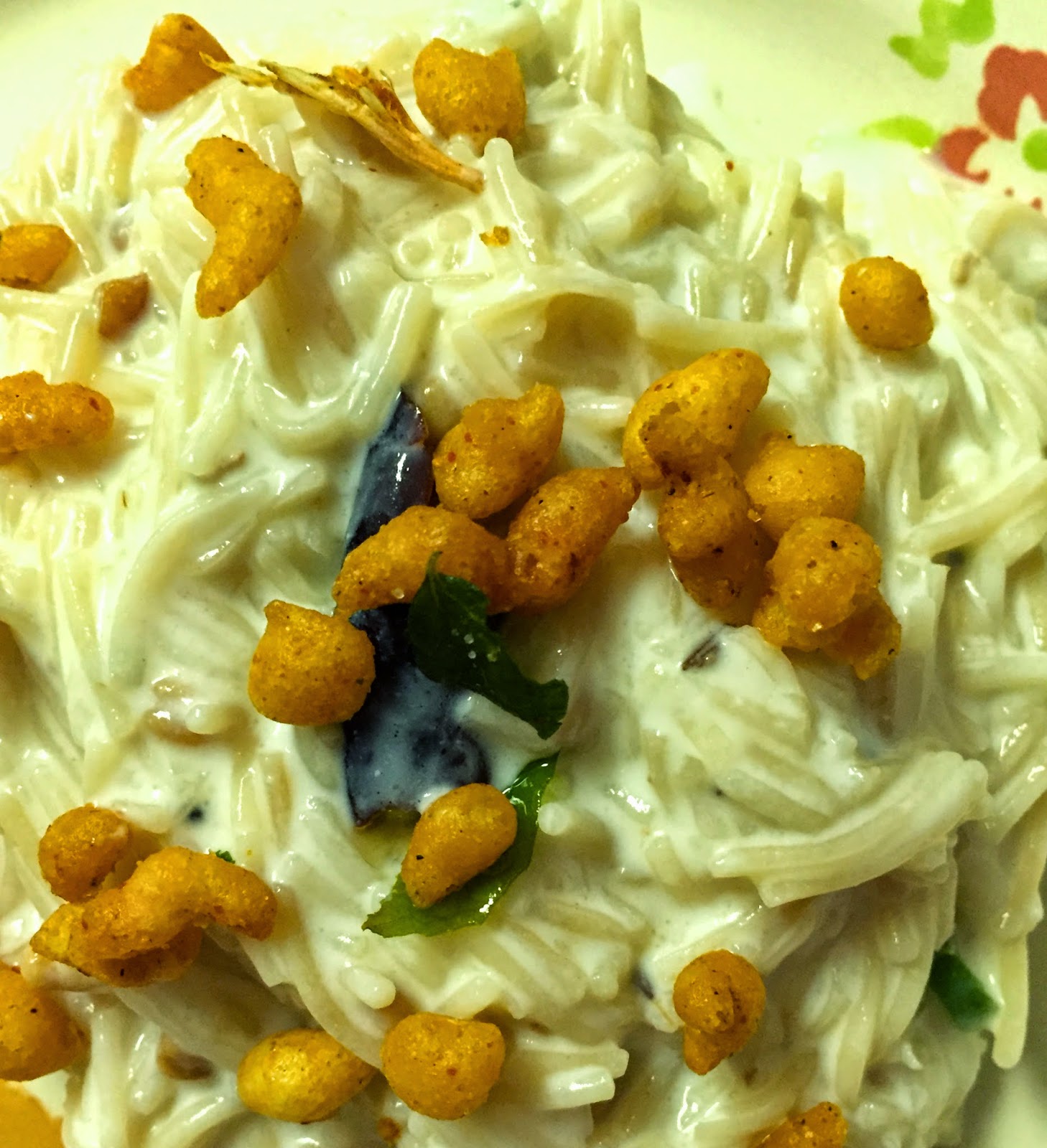 Vermicelli curd rice ( Perugu Semiya) | For a Healthy Lifestyle Veggibites