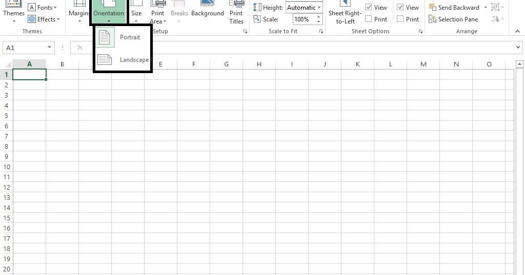 Page Orientation In MS Excel Computer Free Courses