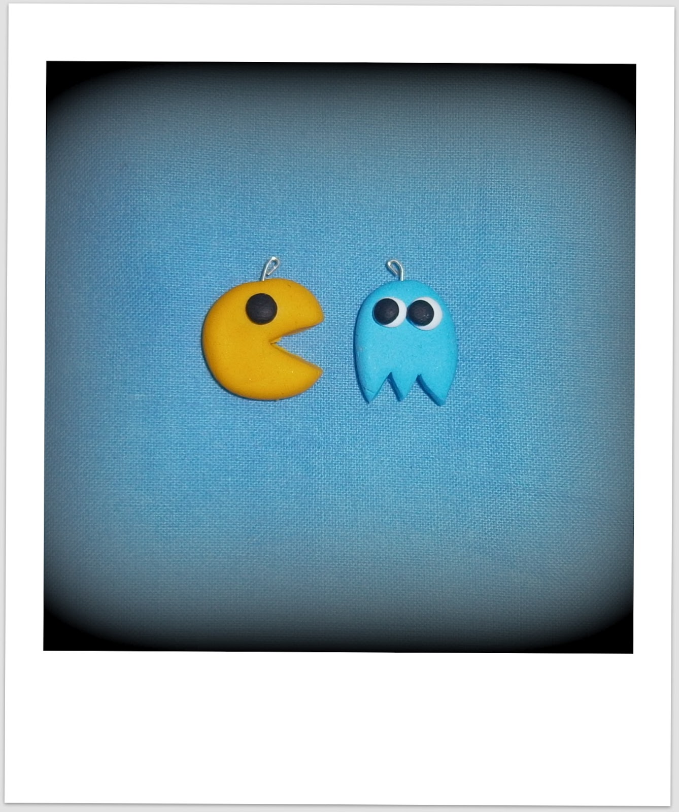 Vanessa's polymer clay creations: Pac Man con fantasmino