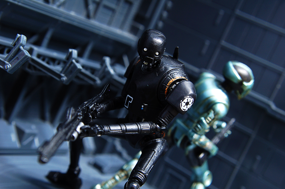 Plastic Heap: Creepy droid K2S0 ( modded 3.75" 5POA figure )