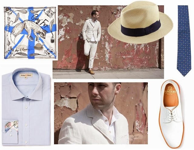 Summer brogues, linen suit, Panama hat - a look for summer | Grey Fox