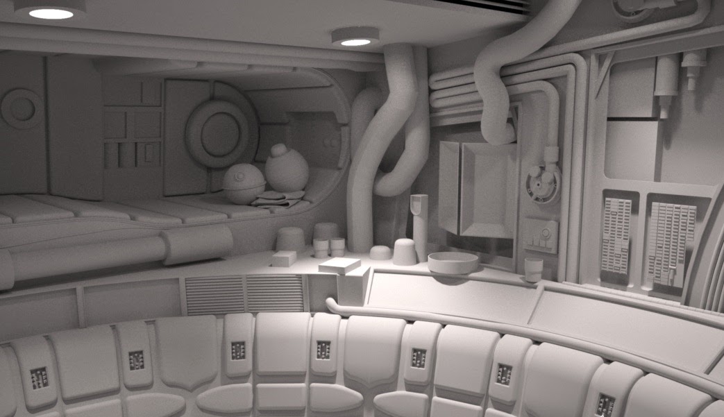 Stinson's All Things Star Wars Blog: Definitive Millennium Falcon Interior
