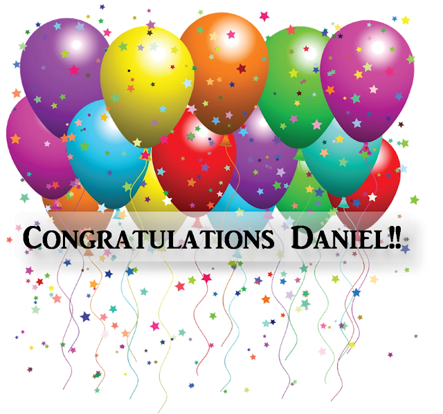 Adventures in Mommyhood: Congratulations, Daniel!!!