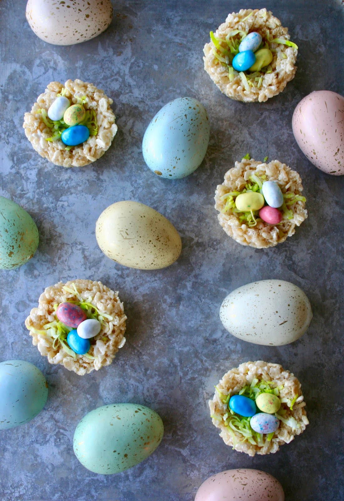 Rice Krispies Robin Egg Nests