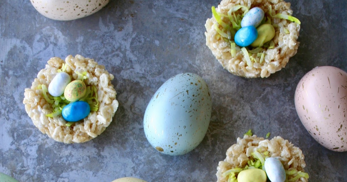 Rice Krispies Robin Egg Nests