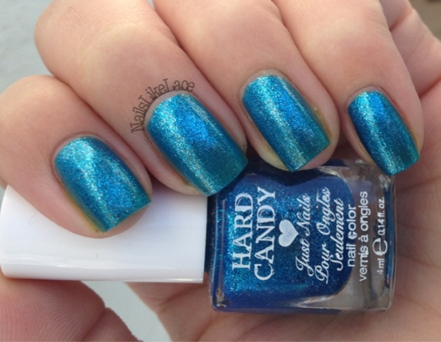 NailsLikeLace: Hard Candy Blue Glitter