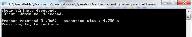 Education for ALL: C++ program to overload Binary Minus (-) operator