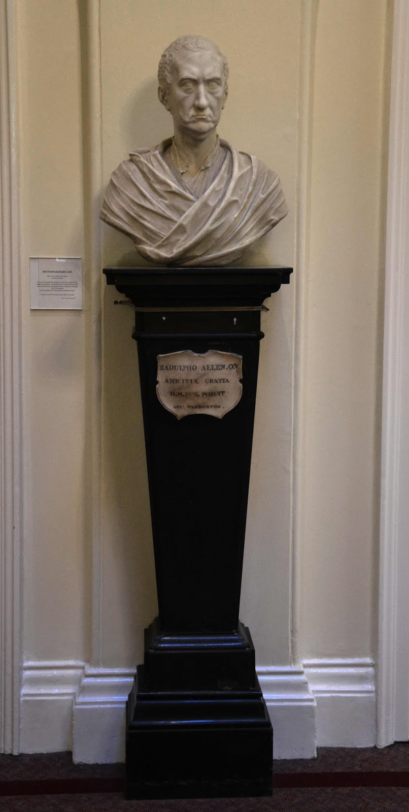 Bath, Art and Architecture: Bust of Ralph Allen by Prince Hoare ...