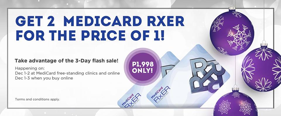 Manila Shopper: Buy1 Take1 for Medicard RxER until Dec 3 2017
