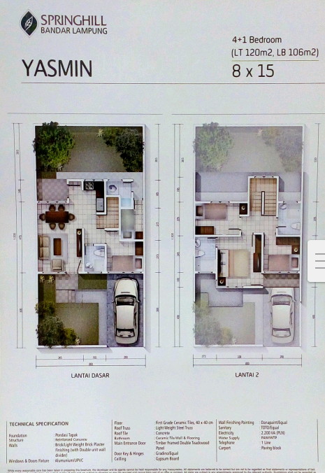 Springhill Bandar Lampung Residence, Hunian Moderen minimalis ...