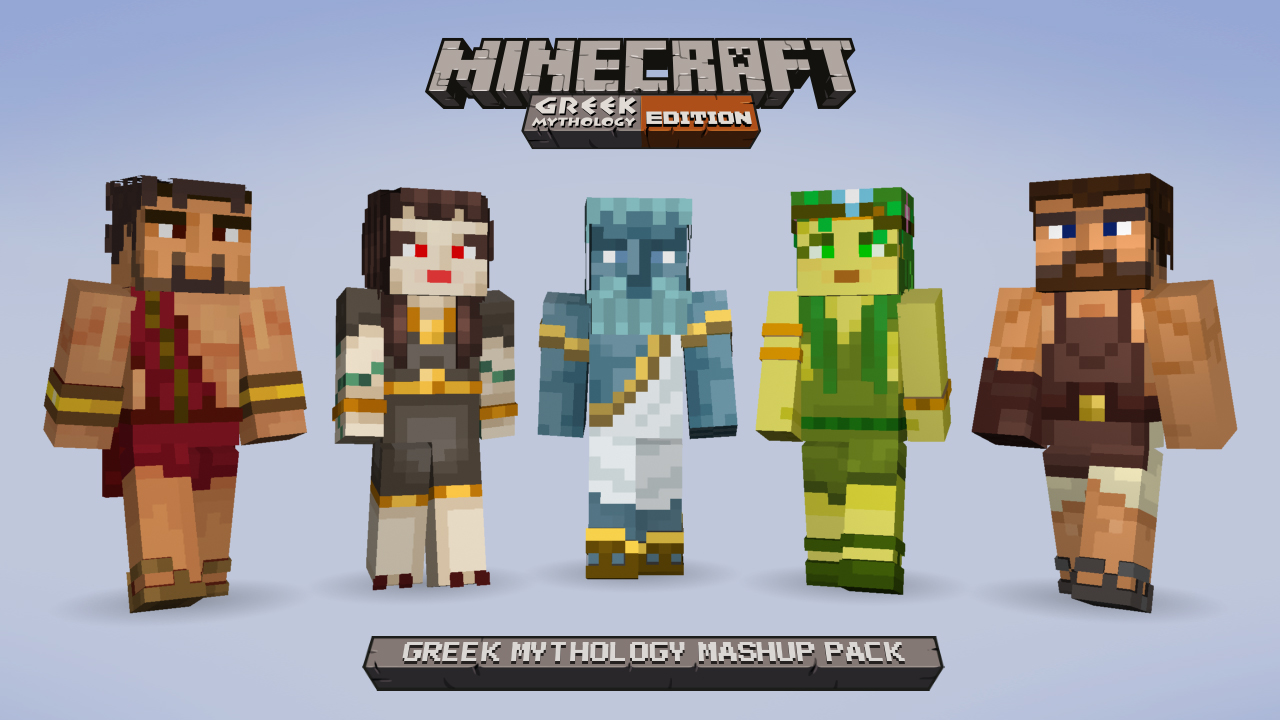 Nova DLC 'Greek Mythology Mash-up Pack' é lançada para Minecraft na XBL ...