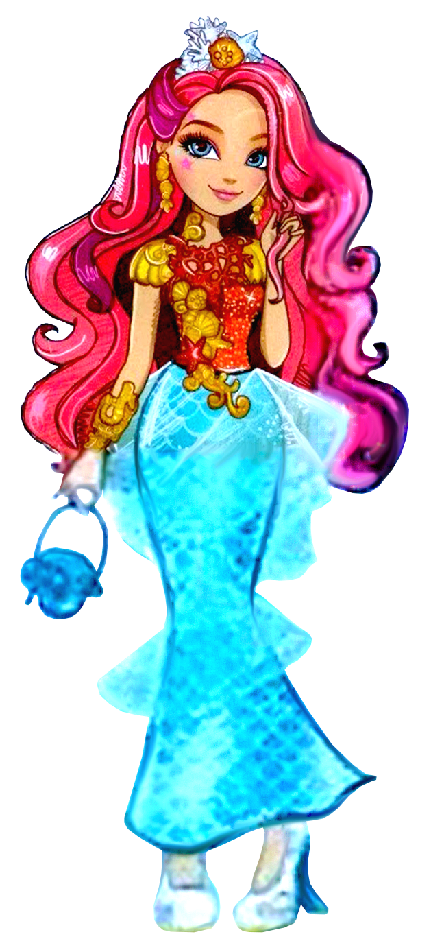 Ever After High-Pretty: Artwork completo de Meeshell Mermaid