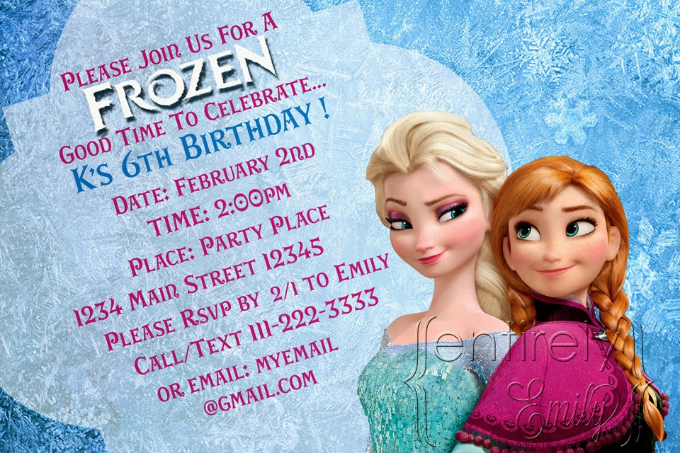 Entirely Emily: Frozen Party Ideas {with Invitation Printable}