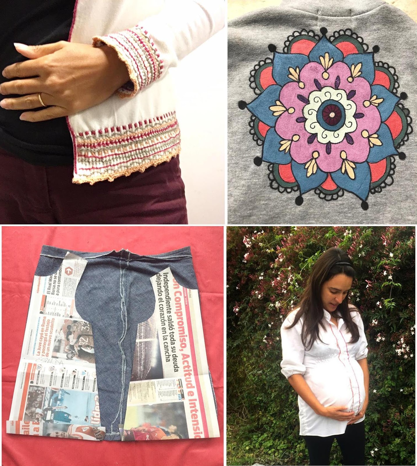 Mamy a la obra: Ropa reciclada siempre