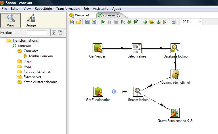 Kettle Beginners: Utilizando o Database Lookup
