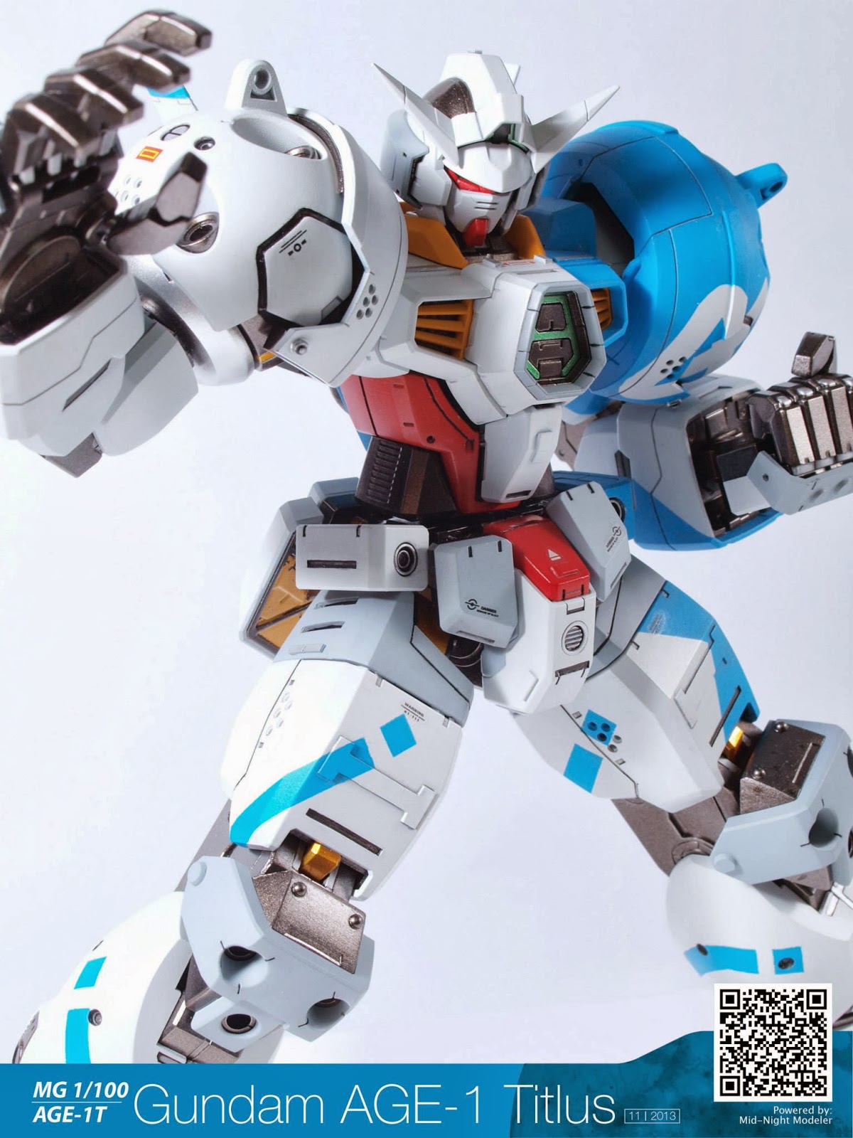 GUNDAM GUY: MG 1/100 Gundam AGE-1 Titus - Customized Build