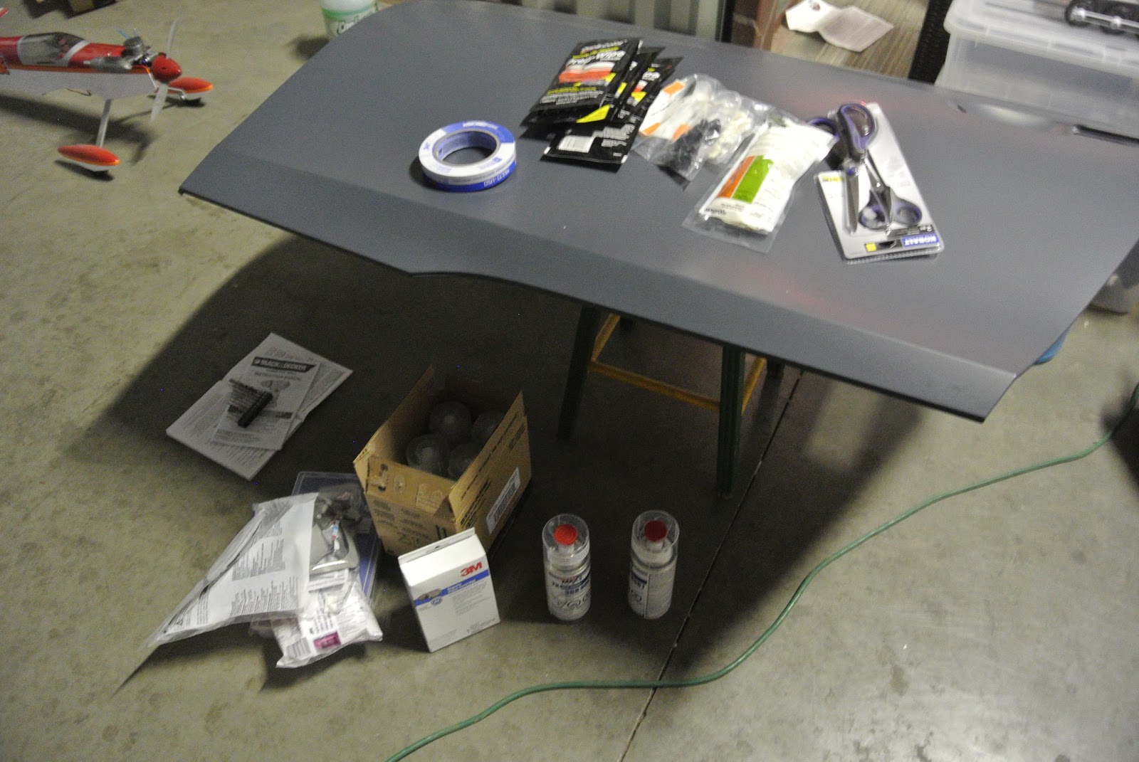 Painting the panel and installation...