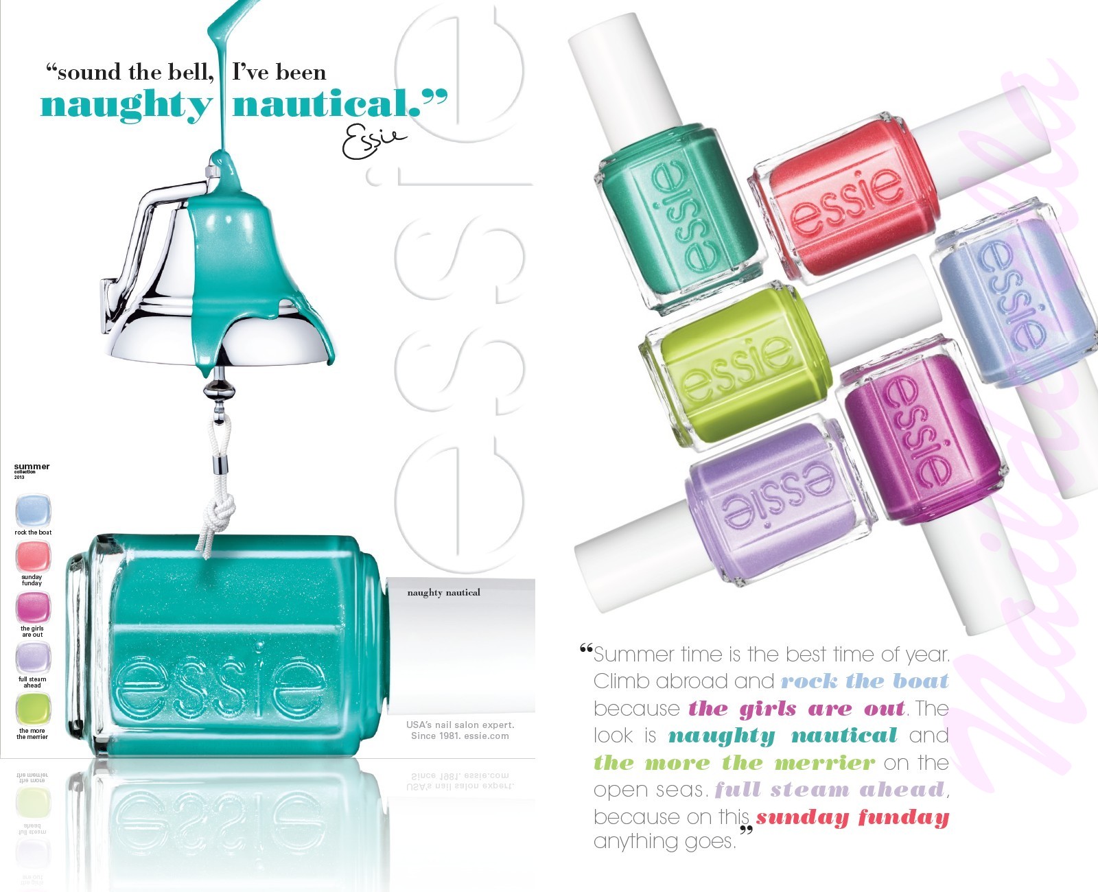 New Essie collections for Summer 2013 - Nailderella
