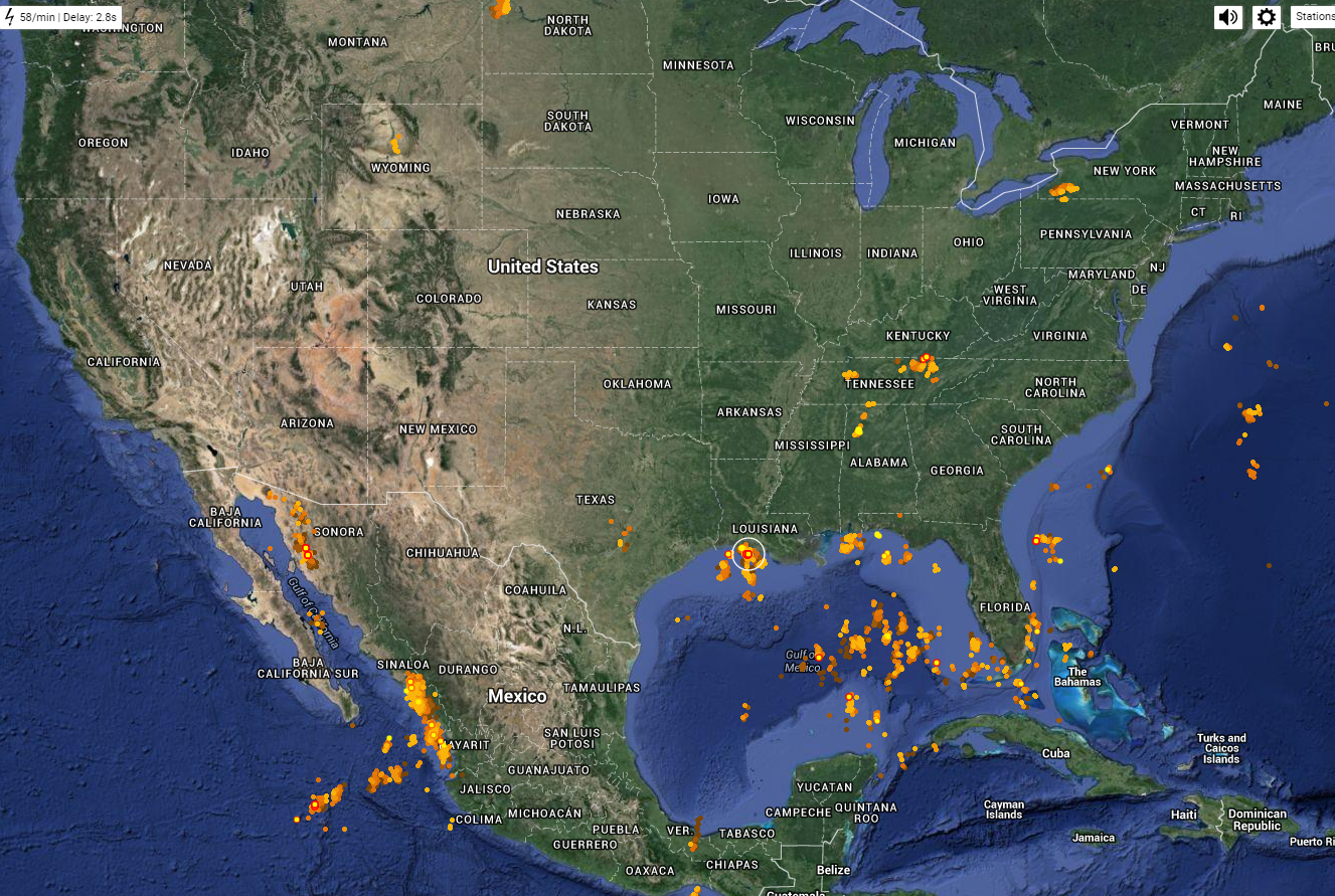 Lightning Maps Europe