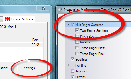 A Tip, Or Two...: Scroll wheel equivalent (mouse wheel emulation) on ...