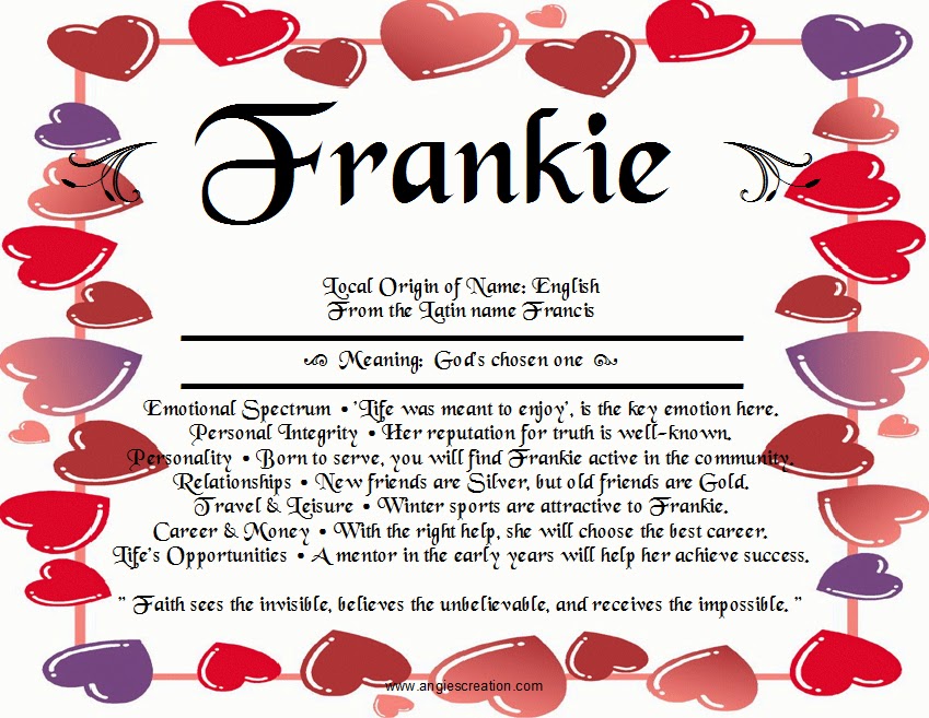 Frankie | Unique Names