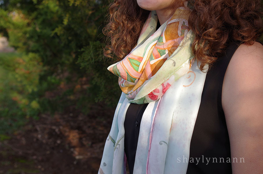 Elven Elegance and Celtic Knotwork Scarves - Shealynn's Faerie Shoppe