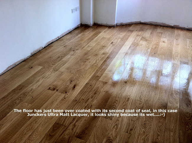 From Behind The Machine - A Floor Sanders View...: Junckers Ultra Matt ...