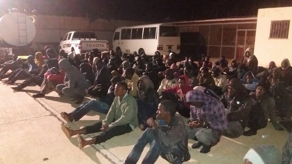 Photos: Libyan coastguards rescue over 1000 African migrants including ...