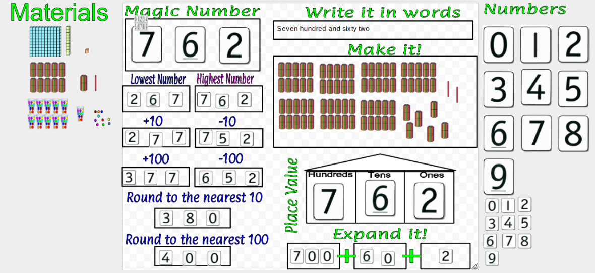 Jane @ Pt England School : Magic numbers