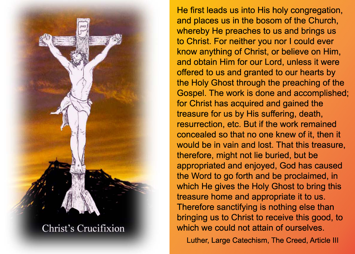 Ichabod, The Glory Has Departed: Luther's Large Catechism in the Book ...