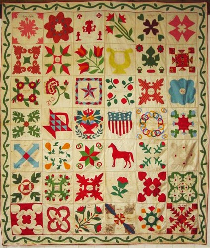 Civil War Quilts: Connecticut & New York Sampler: 1866-67
